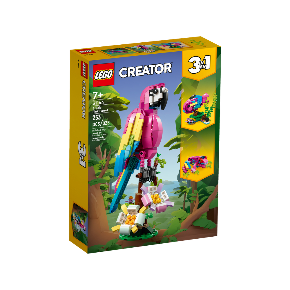 Lego Creator 3in1 31144 Exotic Pink Parrot | Shopee Philippines