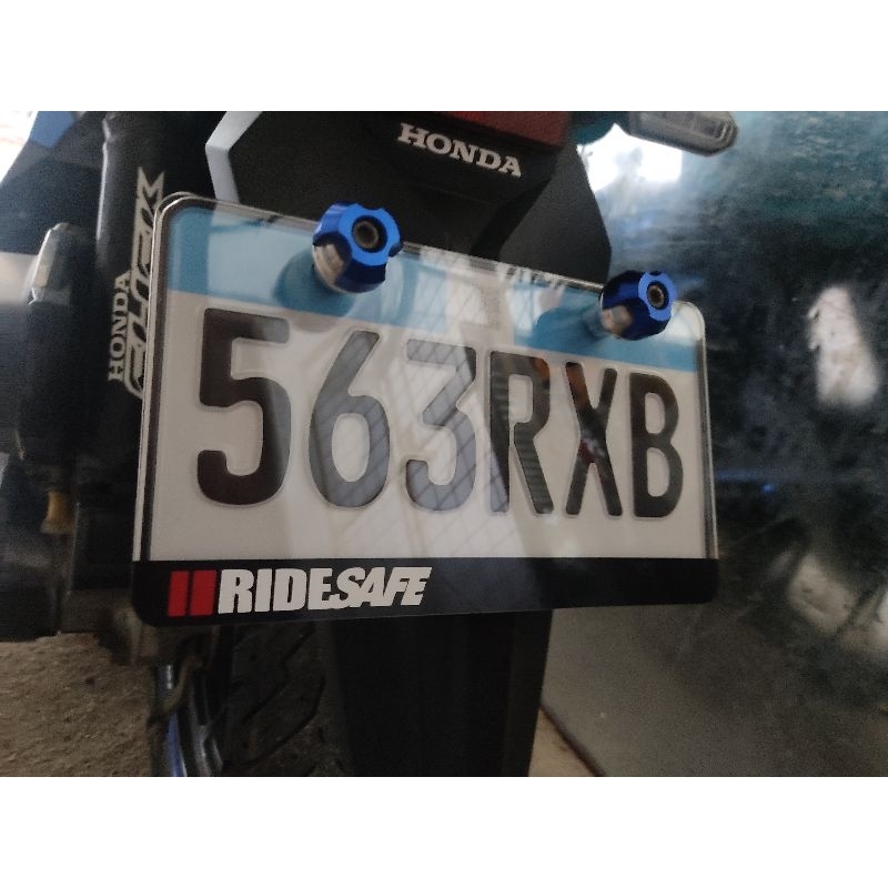Motorcycle Plate Front Cover Acrylic | Shopee Philippines