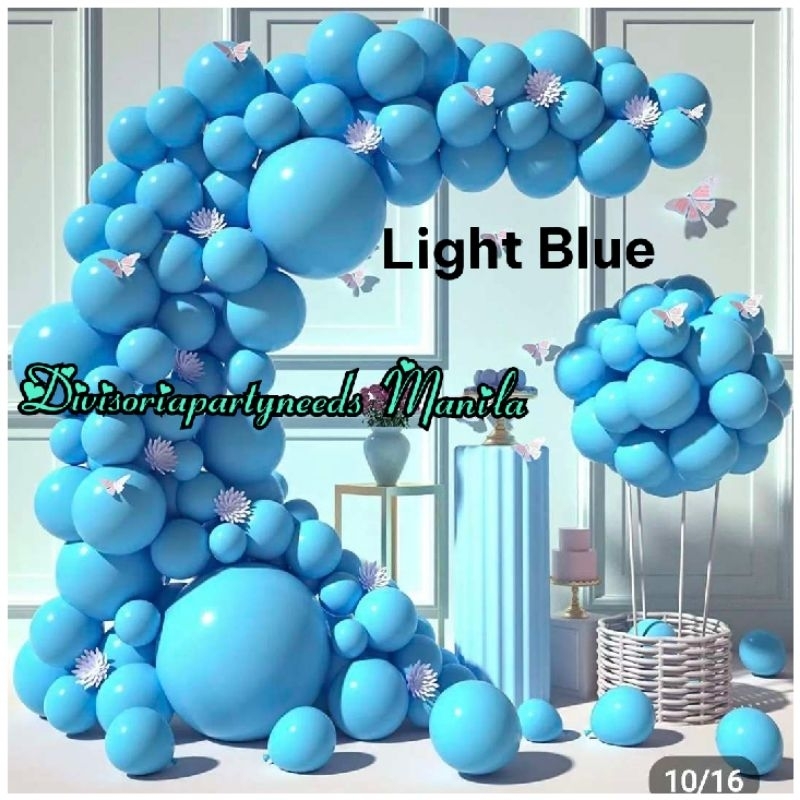 Sky Blue Standard Balloons | Shopee Philippines