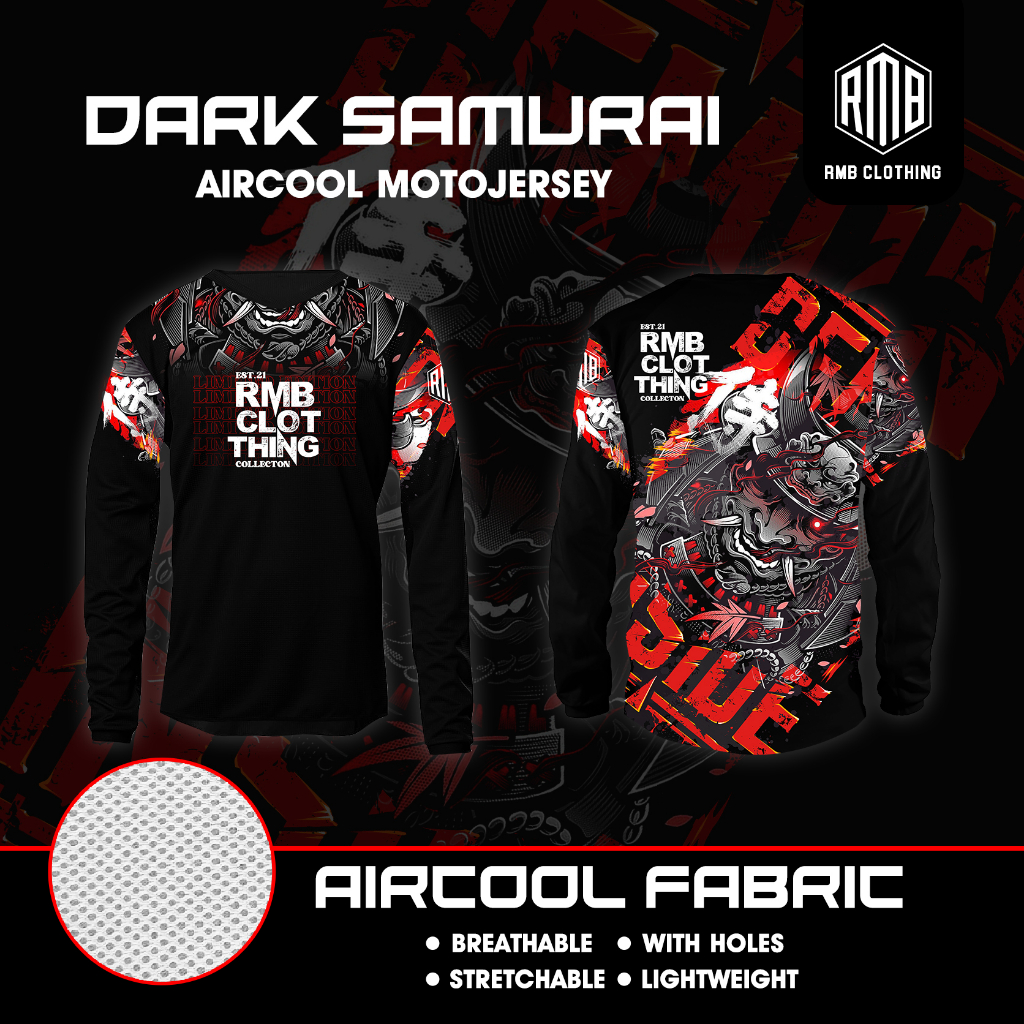 DARK SAMURAI AIRCOOL LONGSLEEVES - MOTORCYCLE RIDER LONGSLEEVE | Shopee Philippines