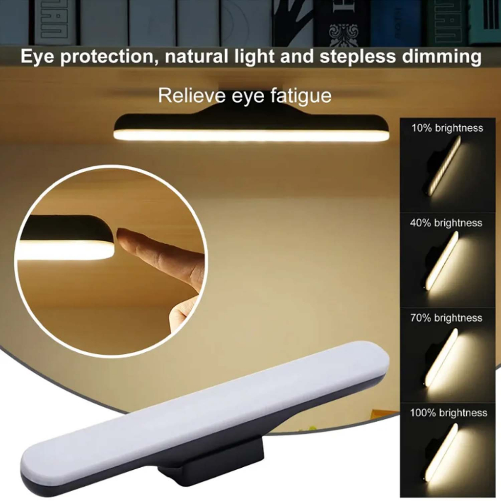 Rechargeable Wall Lamp Study Room Light Magnetic Table Lamp LED Touch ...