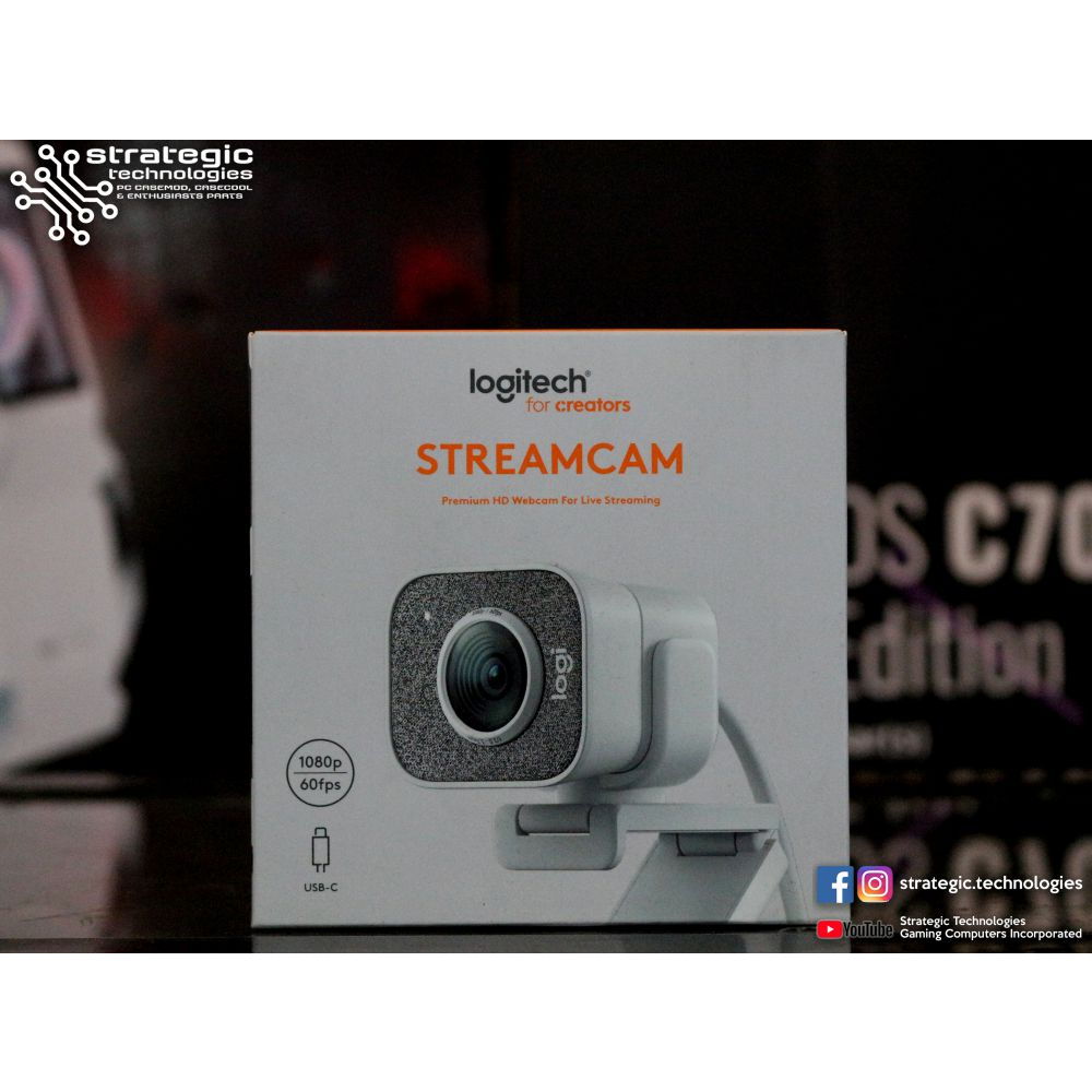 Logitech Streamcam 1080P l 60FPS USB-C Premium Webcam - White | Shopee ...