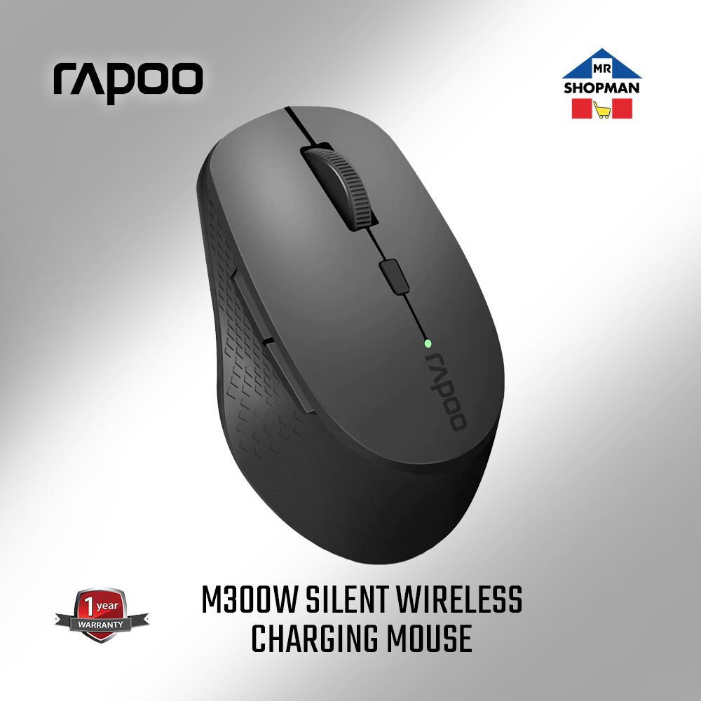 Rapoo M300W Silent Multi-Mode Wireless Charging Mouse | Shopee Philippines