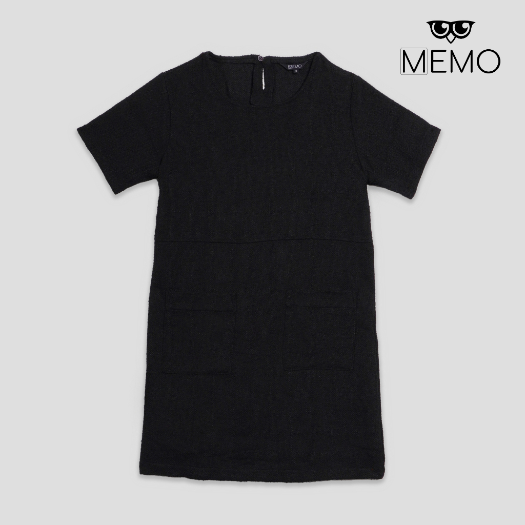 Memo Tweed Dress For Women (Black) | Shopee Philippines