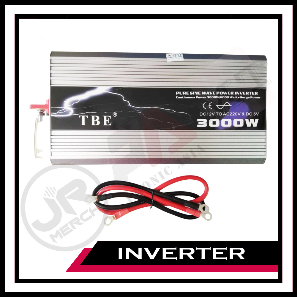 TBE PURE SINEWAVE 3000 watts Solar Power Inverter DC 12V To AC 220V ...