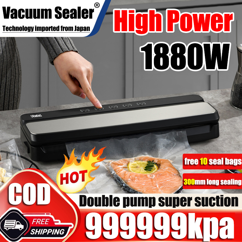 Monicayl Food vacuum packaging machine household automatic vacuum sealing machine sealer machine ...