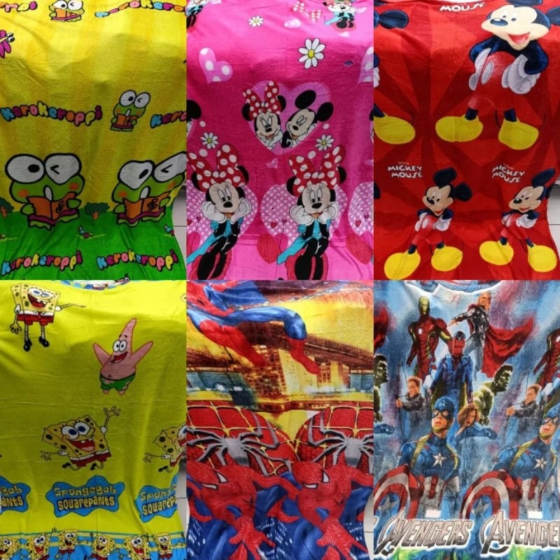 Mickey and Minnie Mouse Microfiber Blanket Character Spongebob ...