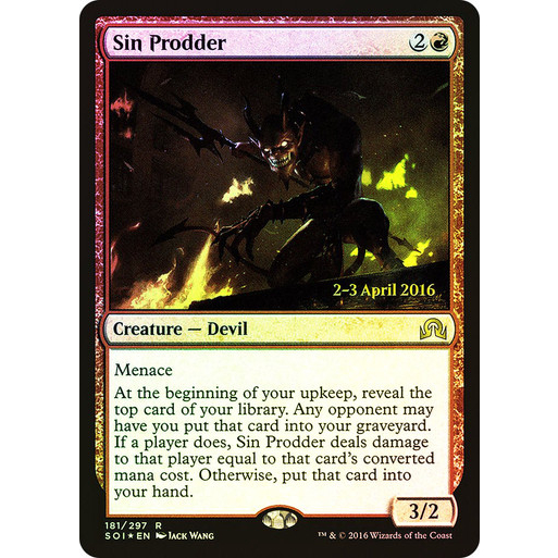 Sin Prodder - Prerelease Cards (PRE) (Foil) | Shopee Philippines