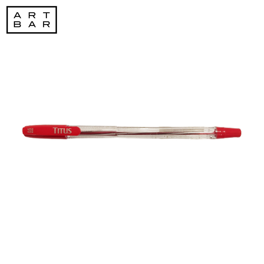 ART BAR Titus Ballpoint Stick Swirl Red 0.5 (Ballpen) | Shopee Philippines