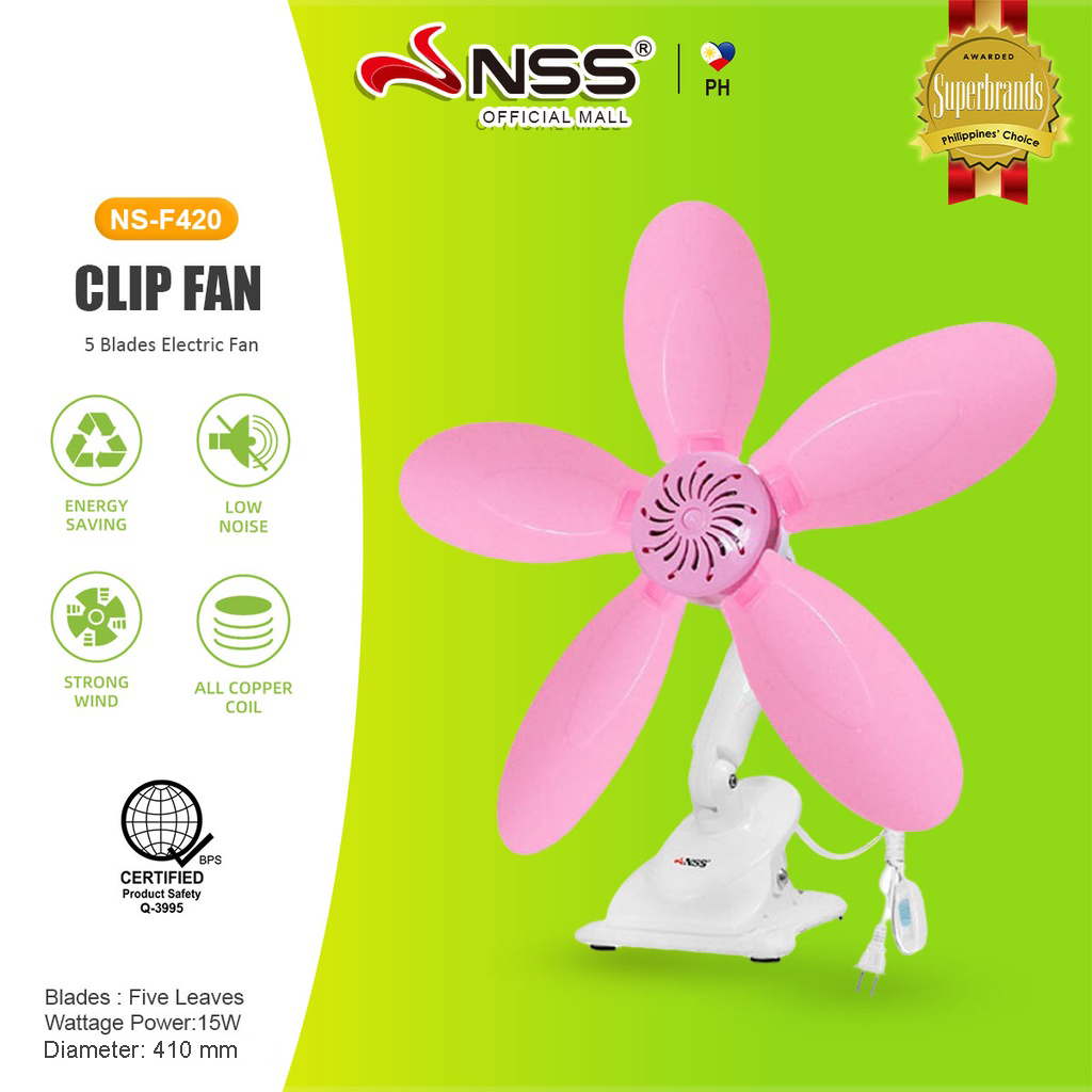 NSS Clip Fan Portable Electric Clip Fan Household Clip Fan Anti-Heat ...