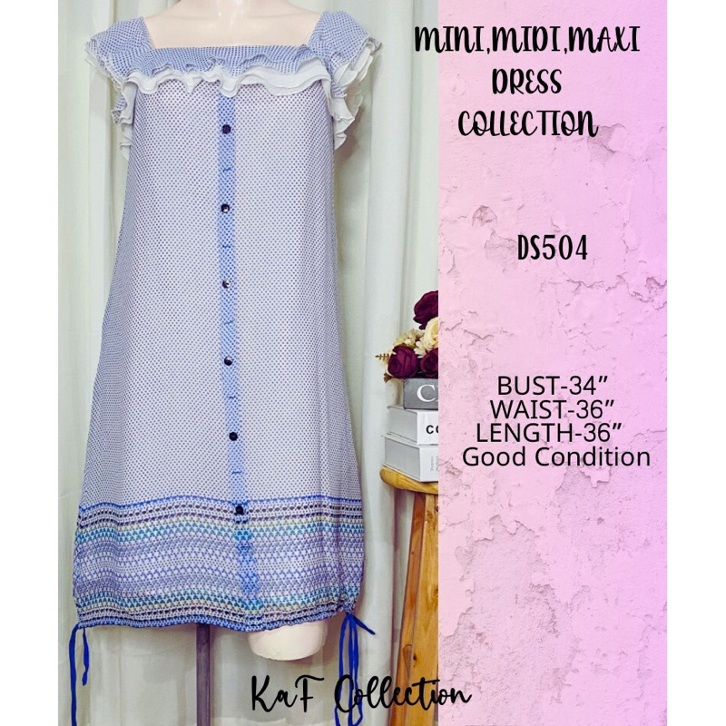 PRELOVED MAXI,MINI,MIDI KOREAN DRESS | Shopee Philippines