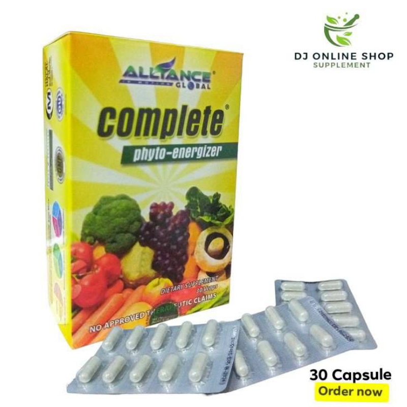 Original Complete phyto-Energizer Dietary food supplement 30Vcaps (May ...