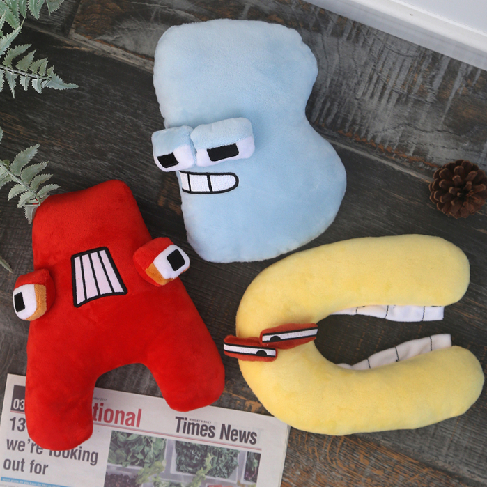 Alphabet Lore Cute Plush Doll Toy Preschool Educational English Letter ...