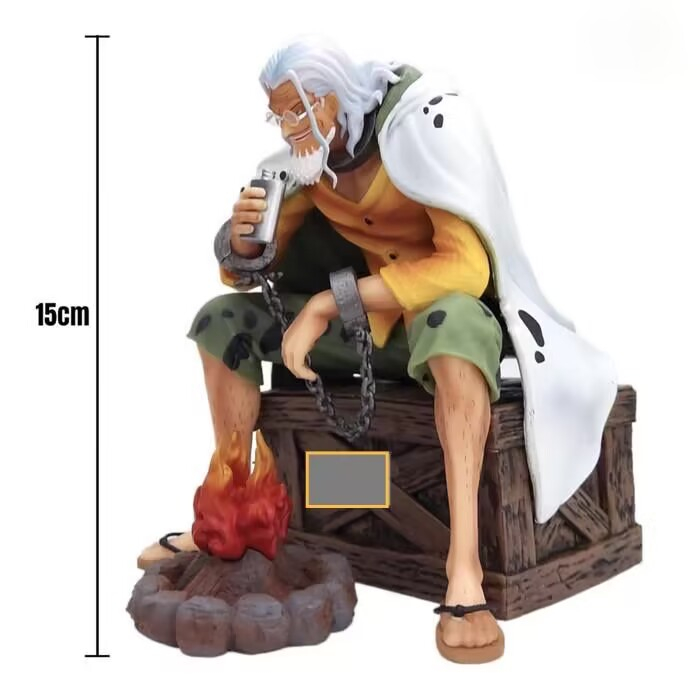 Anime One Piece Action Figure Silver Rayleigh Resin Statue | Shopee ...
