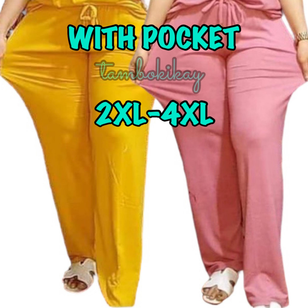 2XL-4XL PLAIN PAJAMA ONLY WITH ONE SIDE POCKET | Shopee Philippines