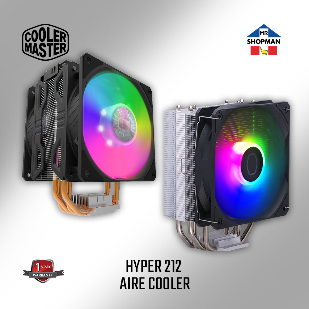 Coolermaster Hyper 212 LED Turbo ARGB / Spectrum V3 CPU Air Cooler Fan ...