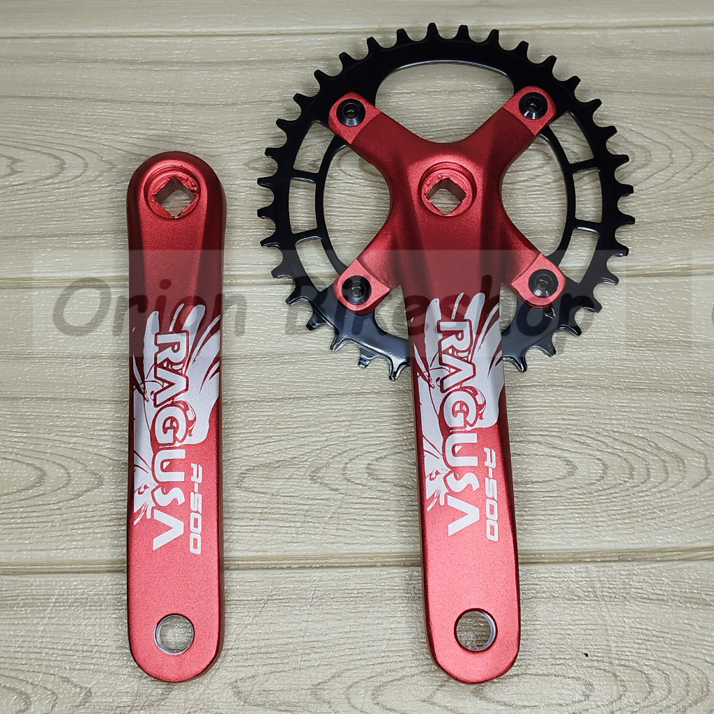 Ragusa Crankset 34T 36T Alloy 170mm Ragusa R500 BCD104 Crank Set ...