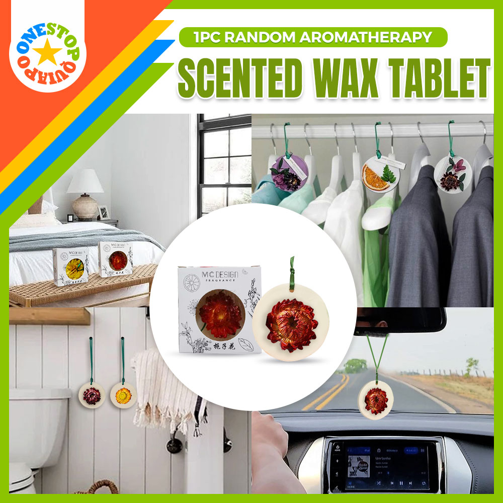 OSQ 1pc Random Aromatherapy Wax Tablet Home Air Purification Scented ...