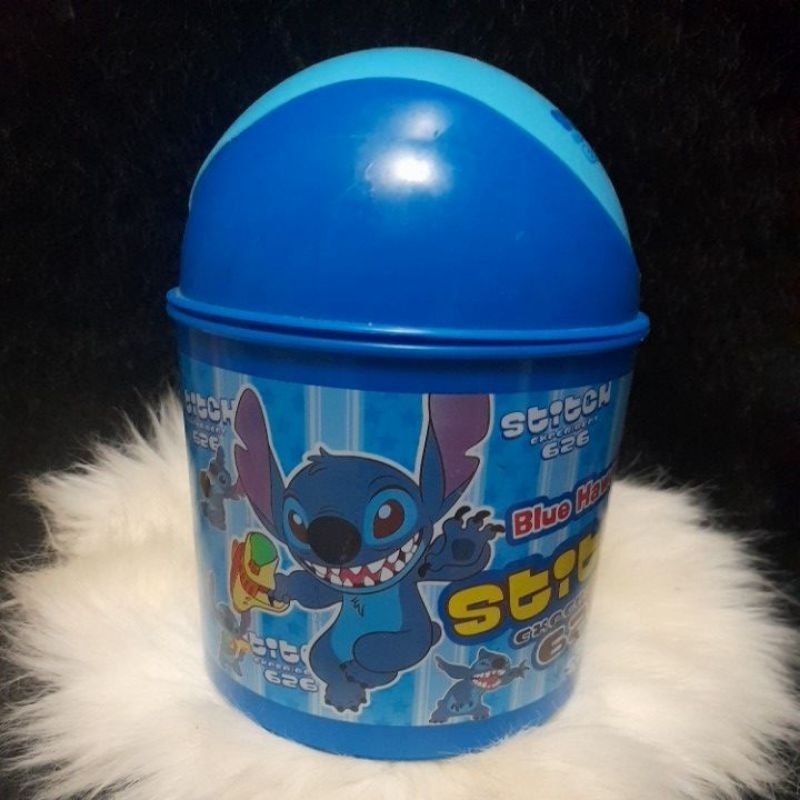 stitch plastic mini trash bin stitch experiment 626 | Shopee Philippines