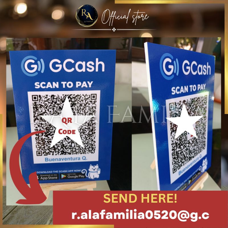 R.A QR CODE ON SINTRA BOARD. 5" x 7". GCASH/MAYA/BPI/UNIONBANK/RCBC P A Y M E NTS. | Shopee ...