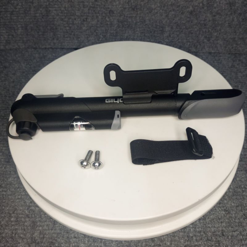 GIYO PUMP Portable Mini Hand Pump with Gauge Bike Bicycle Air Pump Ball ...