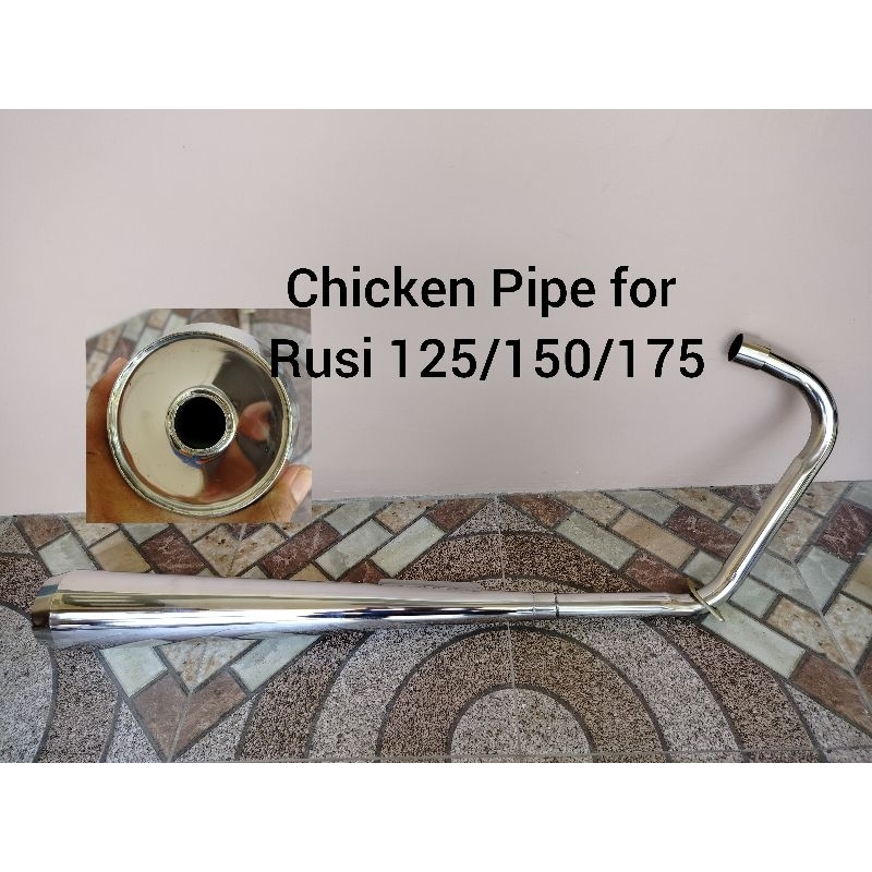 Stainless Chicken Pipe for Rusi 125/150/175 | Shopee Philippines