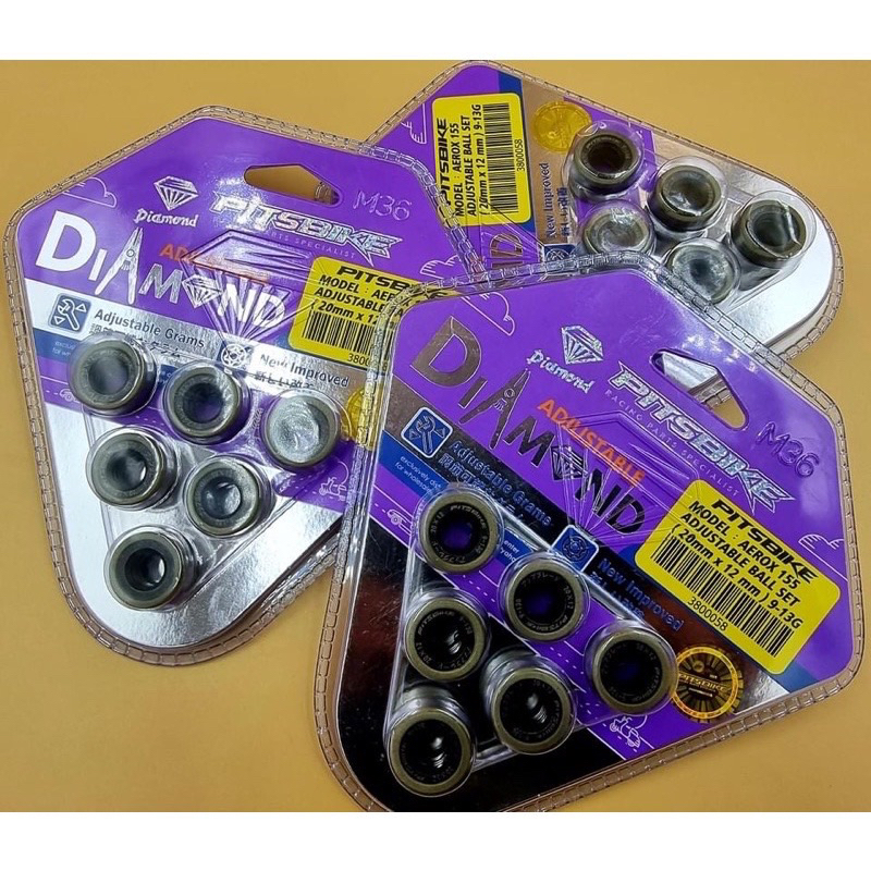 Pitsbike Diamond Adjustable Flyball Ball set Aerox NMAX Mio125 M3 9g to ...