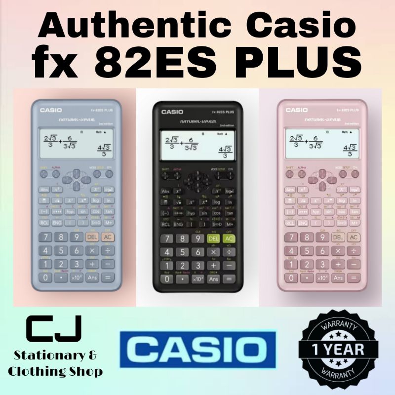 AUTHENTIC CASIO FX 82ES PLUS 2nd EDITION Scientific Calculator 82 ES ...