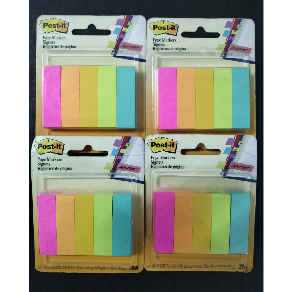 POST IT NOTE PAGE MARKER 3M (36;S) | Shopee Philippines