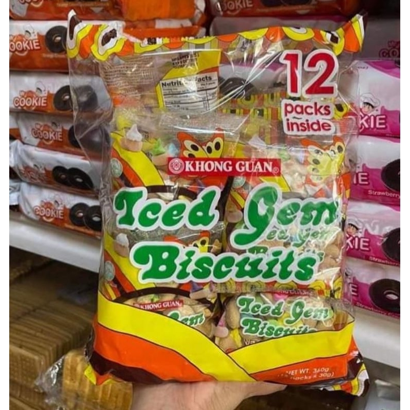 Iced Gem Biscuits 12 packs inside | Shopee Philippines