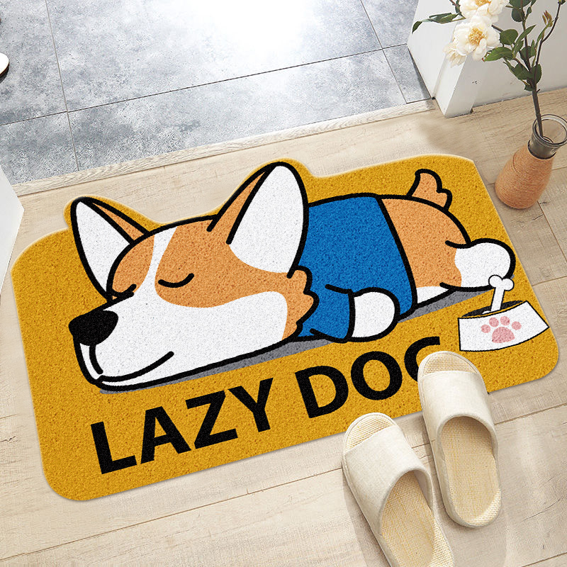 Door Mat Durable Outdoor Doormat Stylish Cartoon Design, Non-Slip, Soft ...