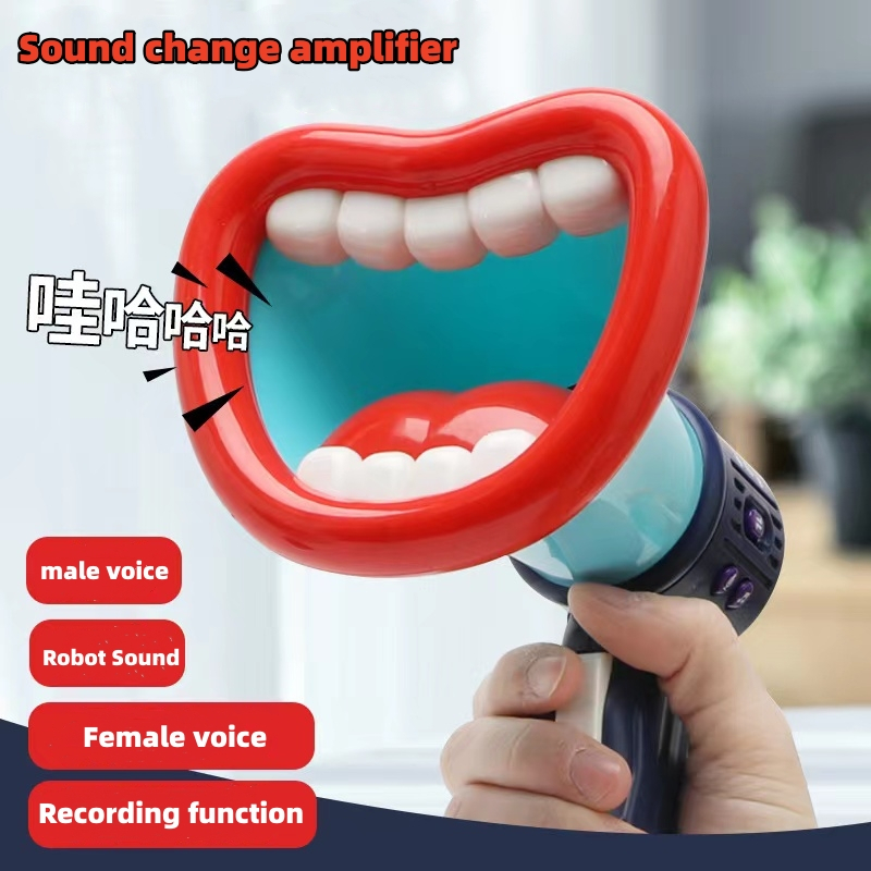ruiaike Children Voice Changer Toy Kids Trumpet Recording Microphone ...
