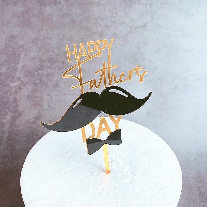 Happy Father's Day Topper Fathers Day Topper Cake Topper Acrylic Topper ...