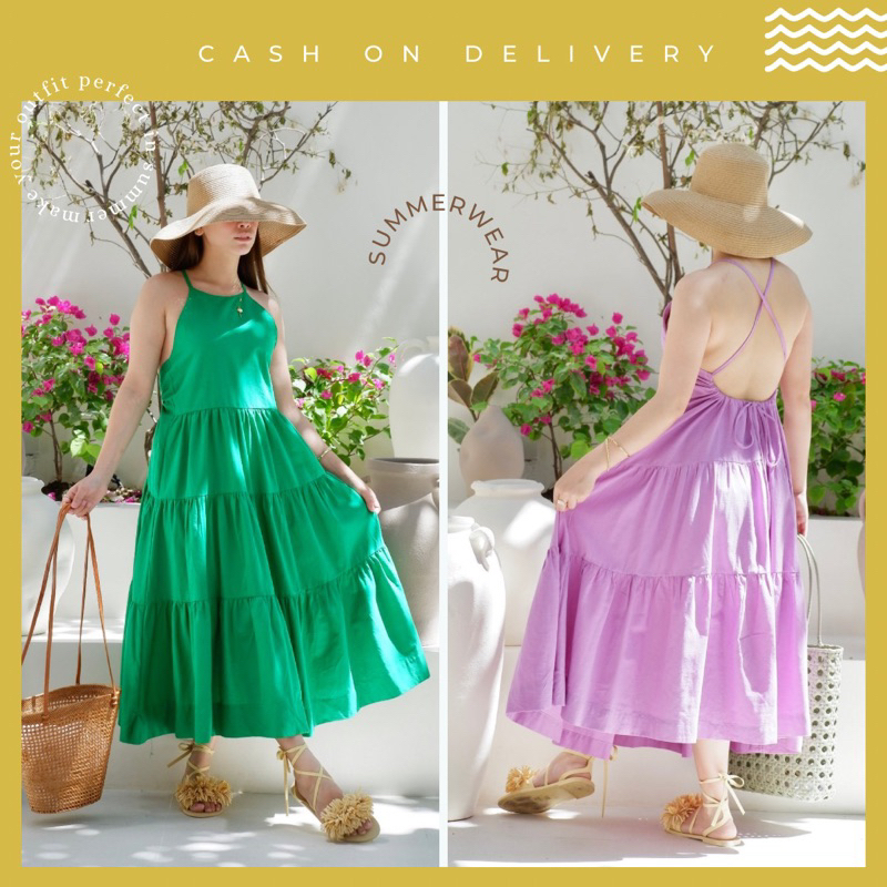 Mikhaila Maxi Dress_TaytayOriginal | Shopee Philippines