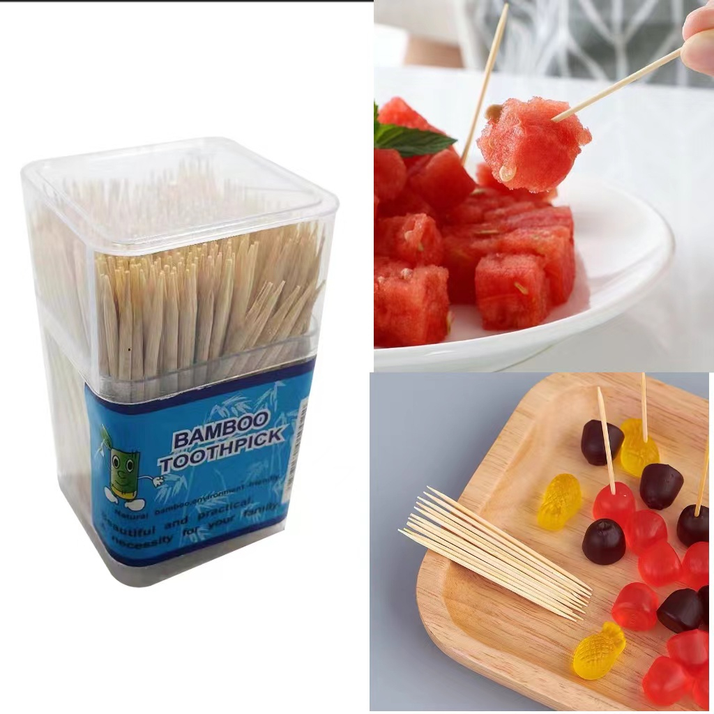 BAMBOO TOOTHPICK WITH CASE | Shopee Philippines