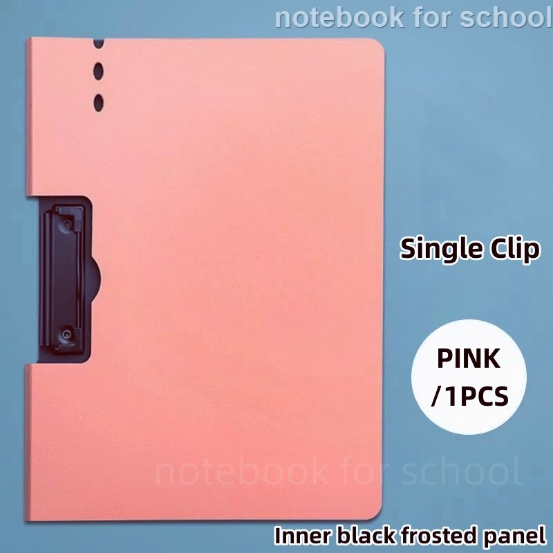 NFS A4 Document Folder File Folders Clip Board Horizontal Double Clip ...