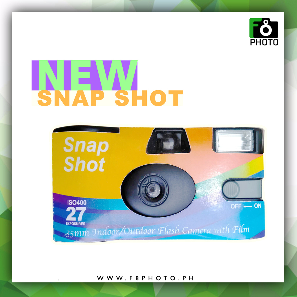 Snap Shot Disposable Film Camera 27exp ISO 400 | Shopee Philippines