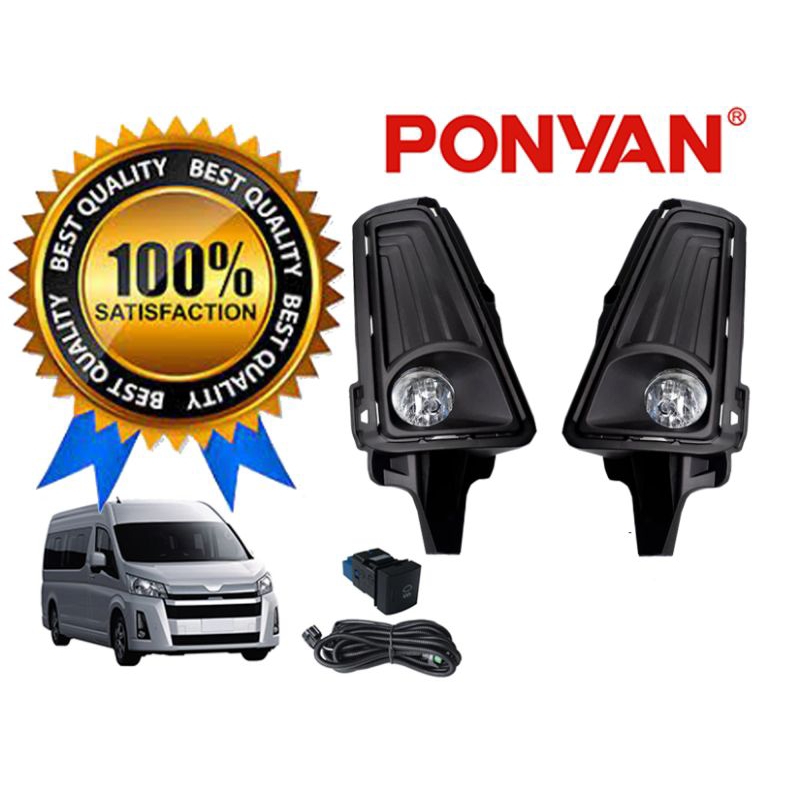 PONYAN PENTAIR Hi Ace Commuter Deluxe 2019-2024 fog lamp and cover ...