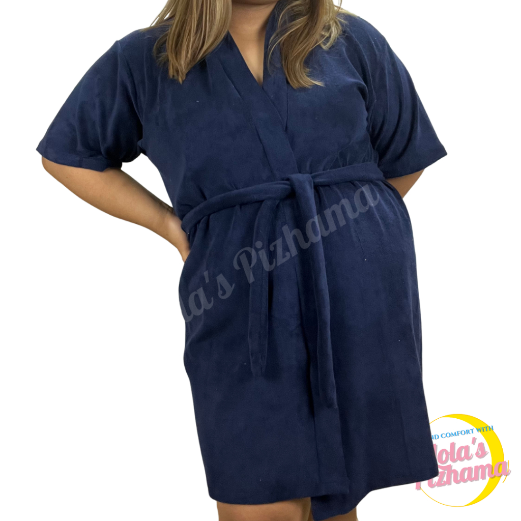BATHROBE COTTON TOWEL UNISEX FIT UP TO 3XL PLUS SIZE BATH ROBE QUICK ...