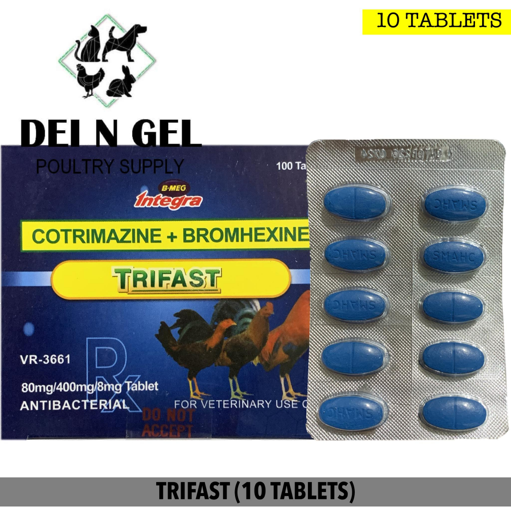TRIFAST TABLET FOR GAMEFOWL (10 TABLETS) | Shopee Philippines