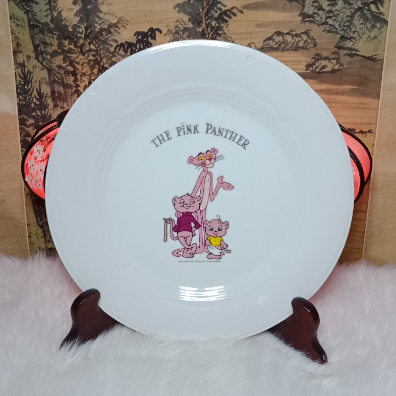 1987 VINTAGE THE PINK PANTHER CERAMIC SERVING PLATE COLLECTIBLE - JAPAN ...
