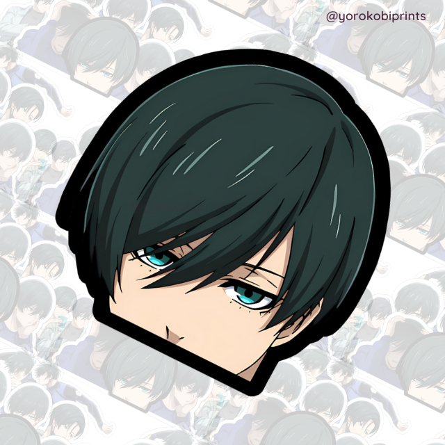 Rin Itoshi - Blue Lock - Peeker, Icon - Waterproof Laminated Vinyl ...
