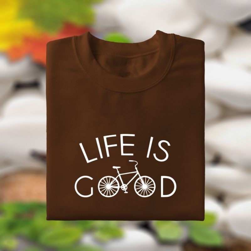 JAM.PH LIFE IS GOOD BICYCLE STATEMENT PRINT HIGH QUALITY COTTON UNISEX ...