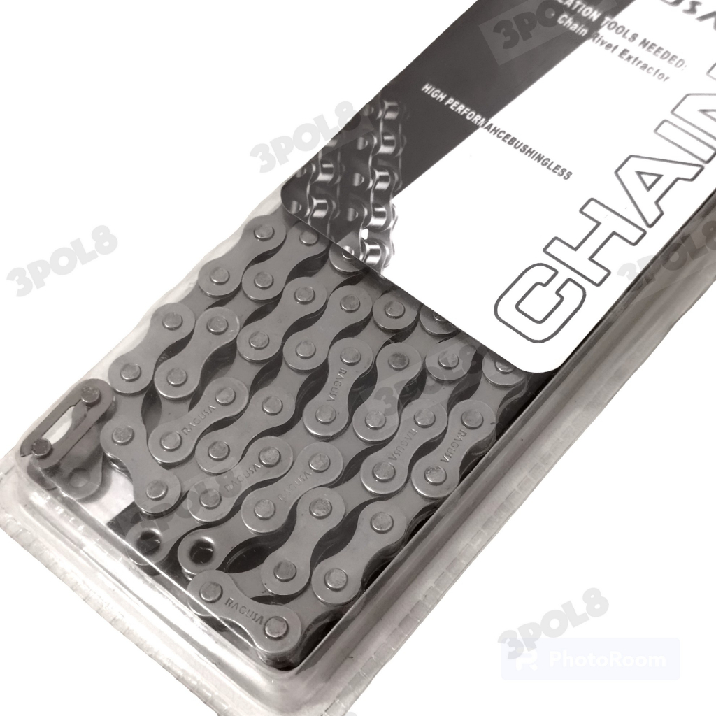 Ragusa Chain With Missing Link Except 8 Speed Bike MTB Silver Chain ...