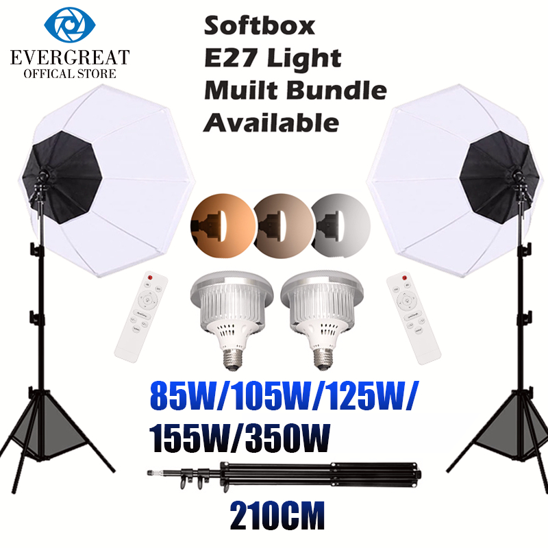 Softbox 70CM Photography Studio Lighting Kits Continuous Light ...