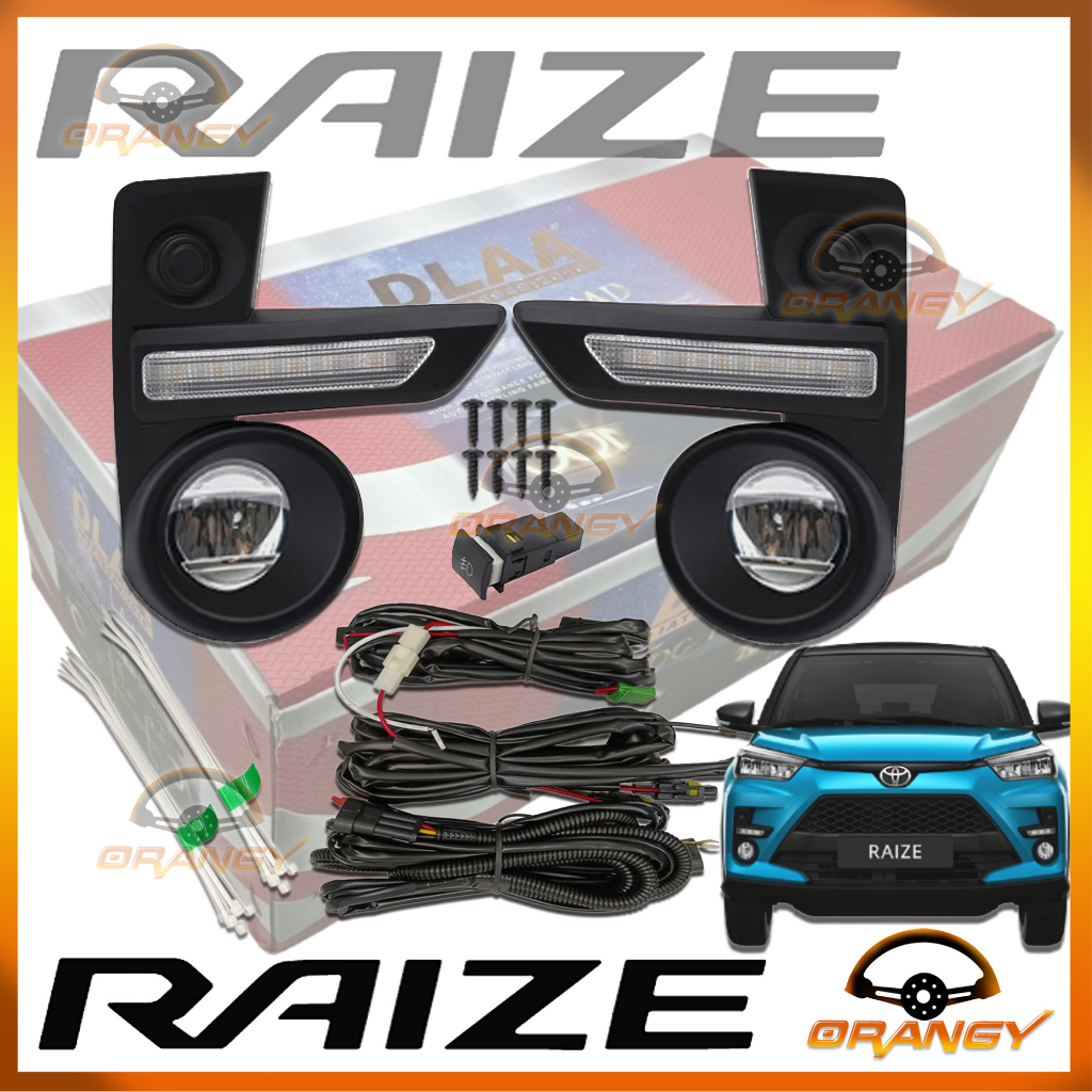 Toyota Raize 2020 to 2025 Genuine DLAA Fog Light w/DRL Foglight Foglamp ...