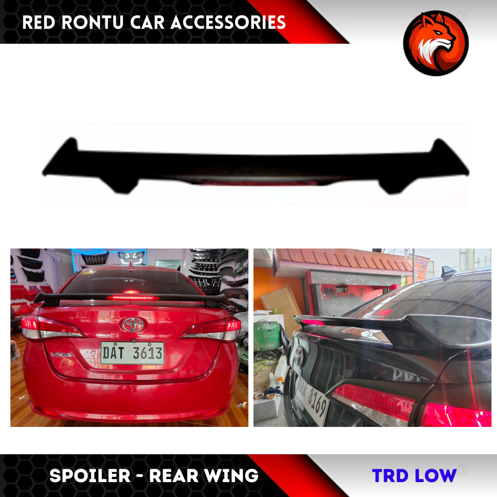 Spoiler for car universal, TRD low spoiler, car spoiler, exterior car ...