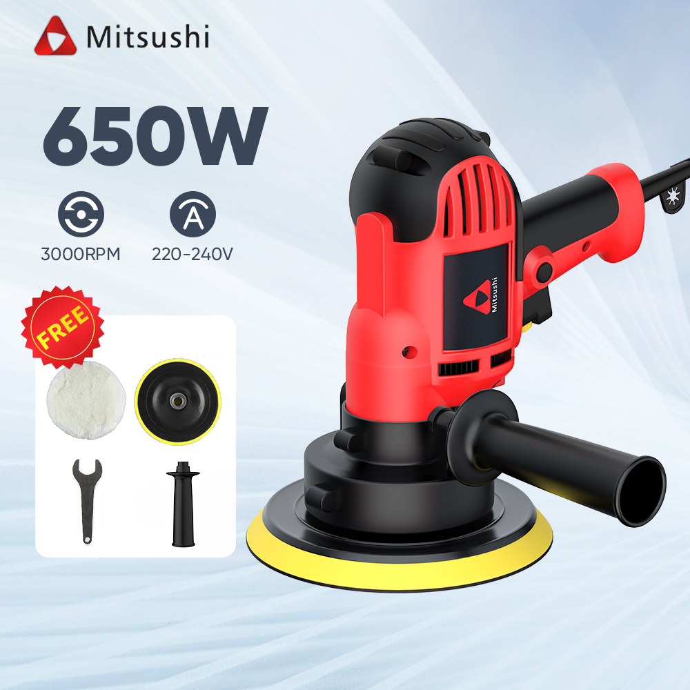 Mitsushi MPGJ6401 650W 220-240V 150mm Heavy Duty Electric Car Polisher ...