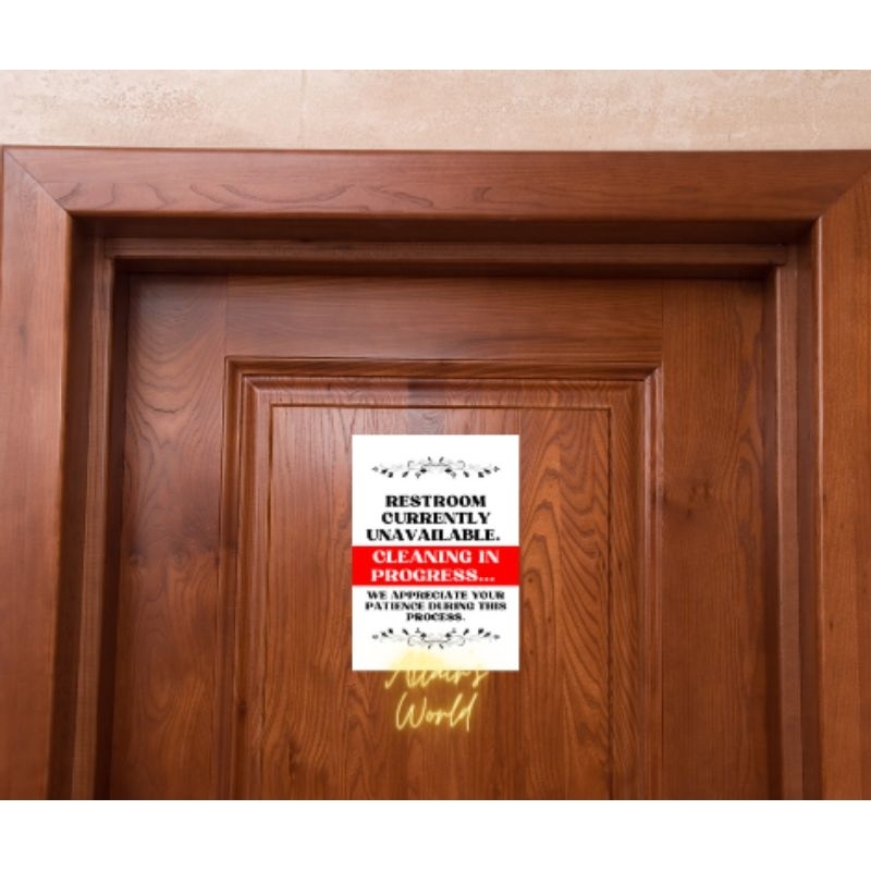 Restroom Toilet CR Bathroom Signages : Please Flush Sign Do not flush ...