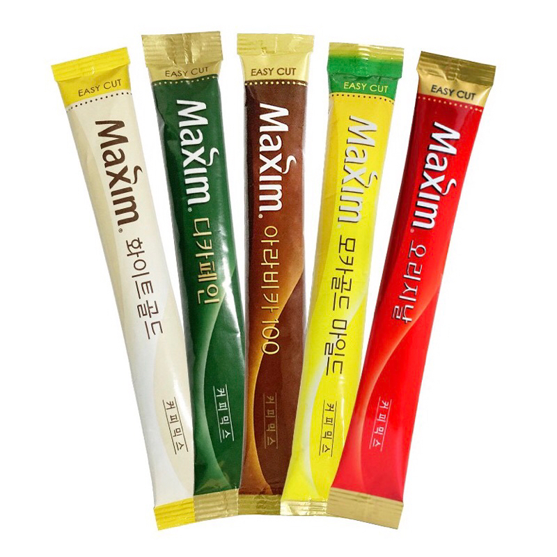 Authentic Maxim Korean Coffee Gold Mix Cafe Series (Per Stick) | Shopee ...